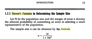 Slovin's Formula: What is it and When do I use it? - Statistics How To