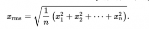 Quadratic Mean / Root Mean Square - Statistics How To