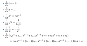 Derivatives / Differential Calculus: Definitions, Rules - Statistics How To
